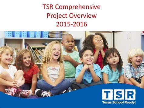Tsr Comprehensive Project Overview 2015 2016 Project Implementation