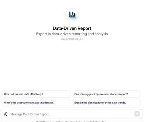 Linkedin Sangseok Lee 페이지 책 데이터 드리븐 리포트 챗gpt와 결합하다 이번에 업그레이드된 챗