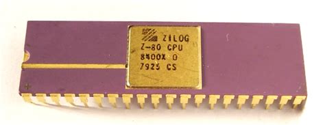 Zilog Z80 CPU Sammlung Cpu Galerie De