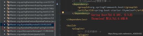 Spring Boot 引入 Thymeleaf 及入门thymeleaf中文官网 Csdn博客