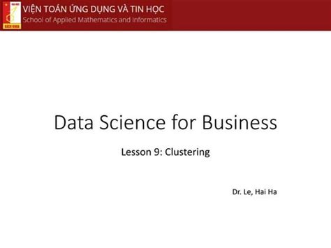 machine learning clustering ppt