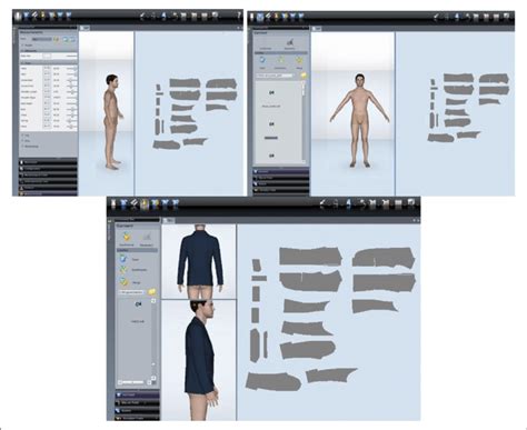 3d Simulation Of The Customised Mens Jacket Patterns Download
