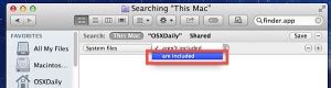 Include Mac System Files In Mac OS X Searches With A Simple Adjustment