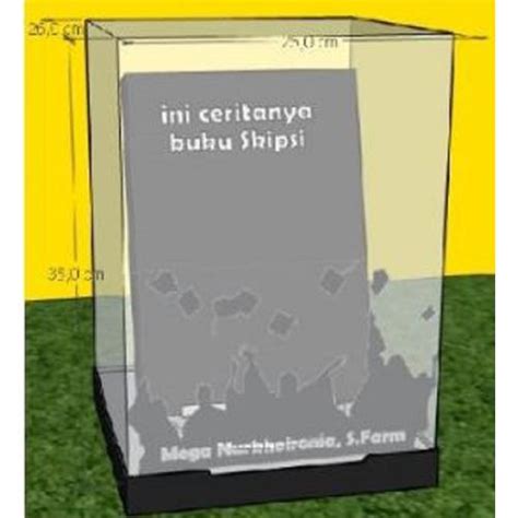 jual box buku skripsi bo skripsi putar dengan lampu aespa kota