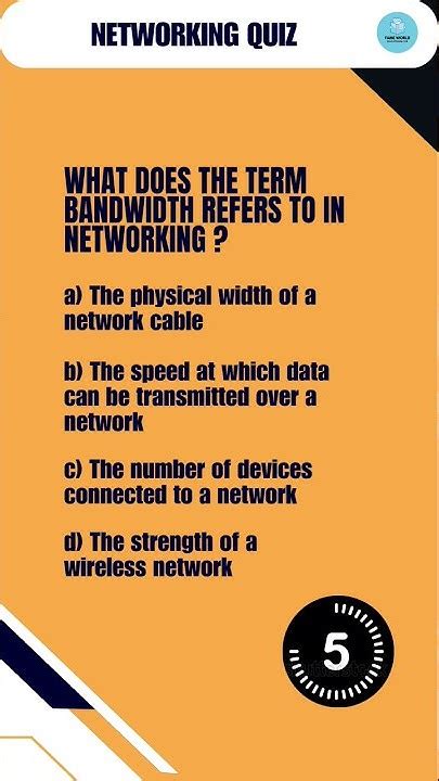 Did You Know This Networking Quiz Fameworldeducationalhub Shorts