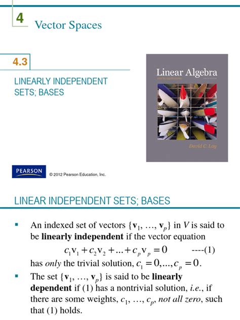 Week 2 Linear Independent And Bases Pdf Matrix Mathematics
