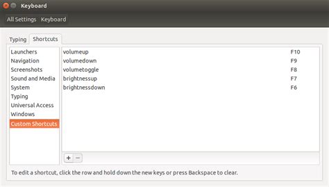 Unity Reload Keyboard Shortcuts Ask Ubuntu