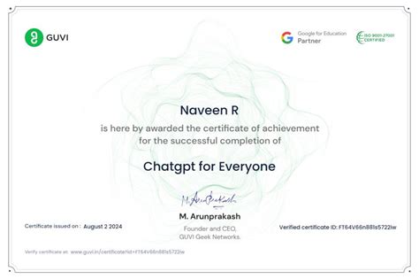 naveen r on linkedin ai chatgpt guvi artificialintelligence