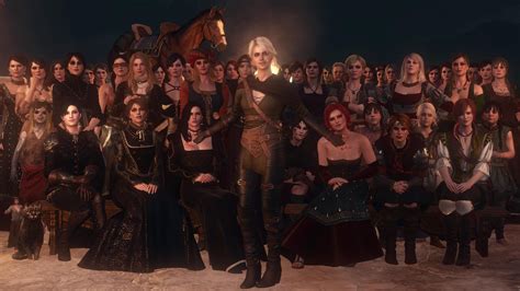 The Women And Girls Of The Witcher 3 Group Picture Sbui Rwitcher