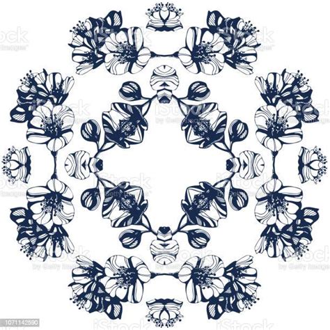 멋진 재 스민 꽃 프레임입니다 벡터 일러스트 레이 션 손으로 그린 잉크 그림 0명에 대한 스톡 벡터 아트 및 기타 이미지 0명 그래픽 프린트 꽃 식물 Istock