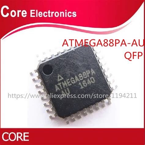 100pcs atmega88pa au atmega88pa atmega88 tqfp32 new integrated circuits
