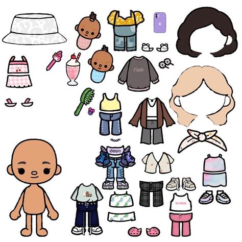 Pin By Sandra Rebasti On Toca Boca Imprimir Pinterest Paper Doll