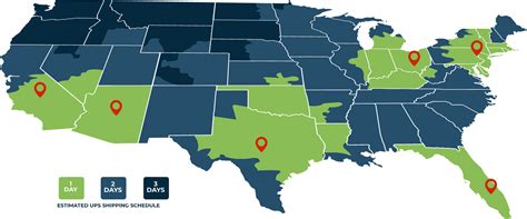 Ups Schedule Maps