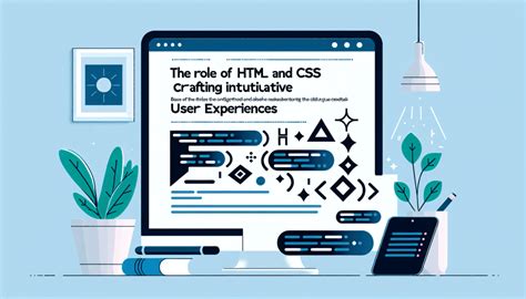 The Role Of Html And Css In Crafting Intuitive User Experiences Web