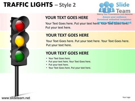 Traffic Highway Roadway Lights Style Design 2 Powerpoint Ppt Templates Ppt