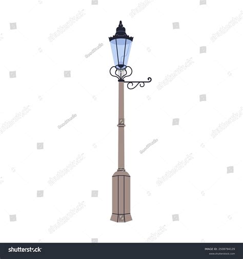 Victorian Style Street Lamp Post Vintage Stock Vector Royalty Free 2508794129 Shutterstock