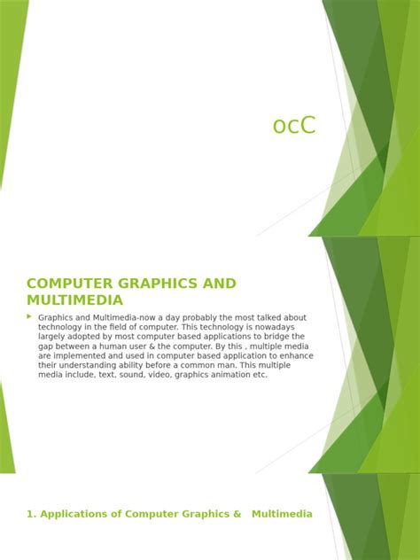 computer graphics and multimedia pdf