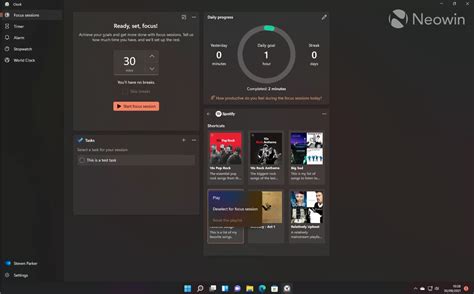 Closer Look Clock App In Windows Neowin