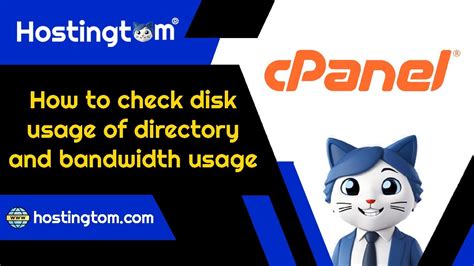 how to check disk usage of directory and bandwidth usage with