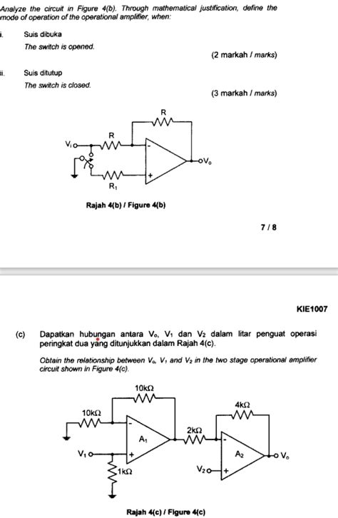 solved analyze the circuit in figure 4 b through