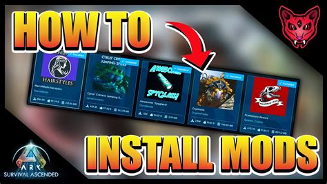 HOW TO INSTALL MODS ON ARK SURVIVAL ASCENDED 🦖 | ARK Tutorials - YouTube