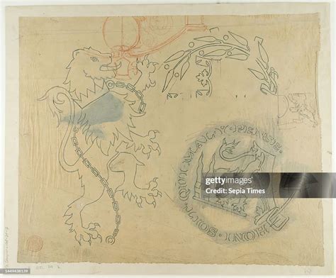 Gottfried Semper Drawing Of The Bow Of The Hearse Of The Duke Of News Photo Getty Images