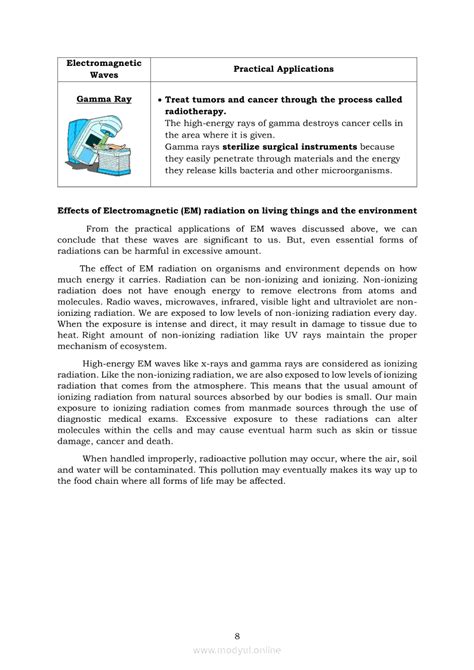 Science 10 Quarter 2 Module 2 Practical Applications And Effects Of