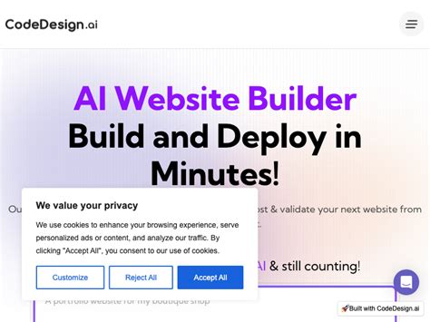 CodeDesign The Best AI Tool Ever