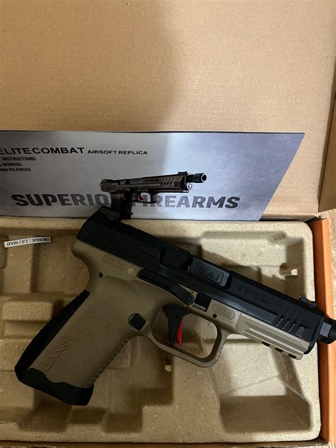 Cybergun Canik Tp9 Elite Combat Dual Tone Airsoft Bazaar