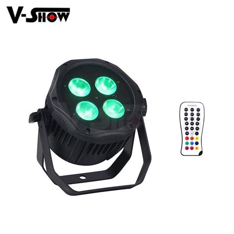 4 18w 6in1 Rgbwa Uv Waterproof Battery Powered And Wireless Dmx Led Par