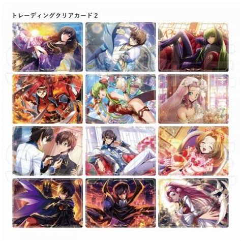 Code Geass Lelouch Of The Rebellion Lost Stories Trading Clear Cards