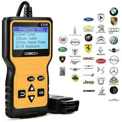 Auto Diagnostic Scanner Tools Auto Reader Car Reader Read And Clear Engine Error Codes Detect