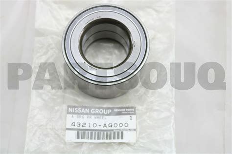 43210AG000 Genuine Nissan BEARING-REAR AXLE,INNER 43210-AG000 | eBay ...