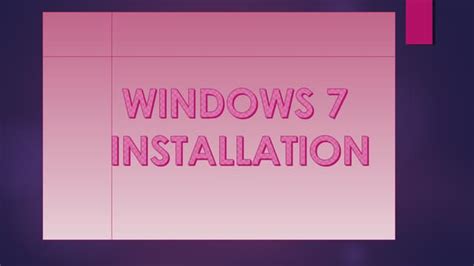 Windows 7 Installation Step By Step Pdf