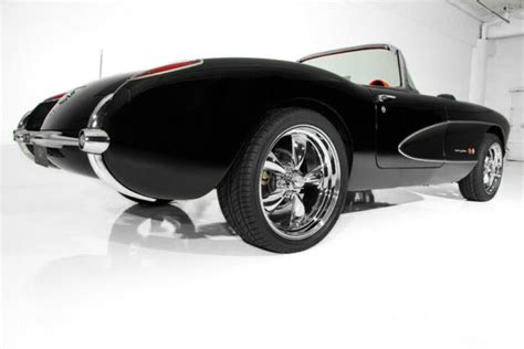1957 Chevrolet Corvette Blackred 383450hp Convertible For Sale