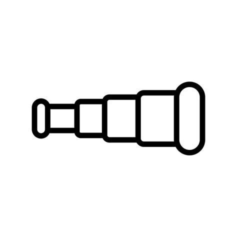 Premium Vector Vision Spyglass Icon