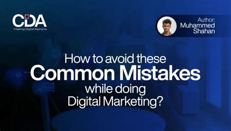 How To Avoid These Common Mistakes While Doing Digital Marketing