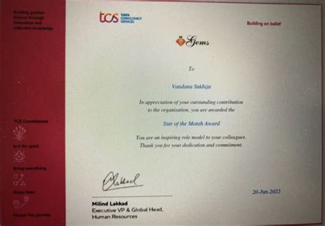 Vandana Sukhija On Linkedin Tcs 19 Comments