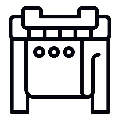 Plotter Icon Outline Vector Printer Machine 20245539 Vector Art At Vecteezy