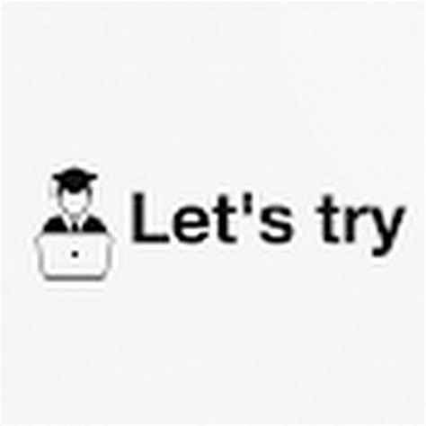 let s try youtube