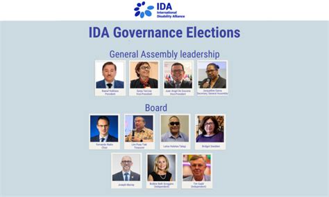 Ida General Assembly Elects New Opd Led Leadership International