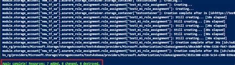 Terraform Create Azure Msi And Storage Account And Assign Msi To Storage Account Stack Overflow