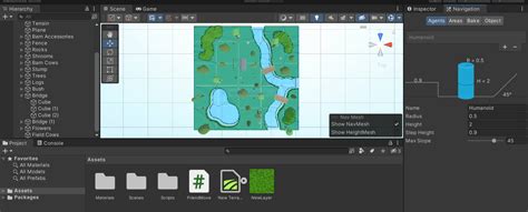 Unity Game Engine Using Navmesh On Unity3d Project Not Working On A