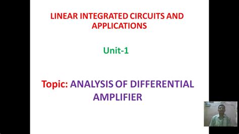 Dc And Ac Analysis Of Dual Input Balanced Output Differential Amplifier