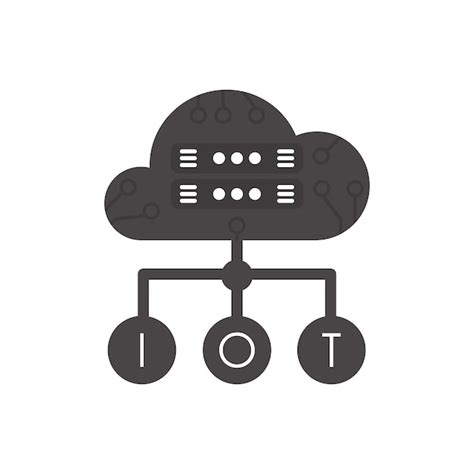 Premium Vector Internet Thing Logo Symbol Iot Concept Vector Flat