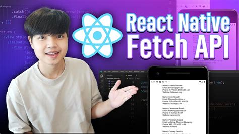 React Native การใช้งาน Fetch Api เพื่อดึงข้อมูลมาแสดงใน Application 👨‍💻