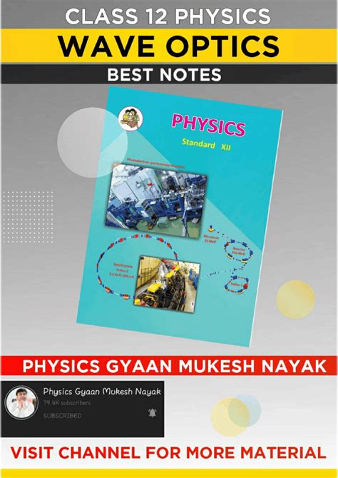 Wave Optics Complete Chapter Notes Docsity