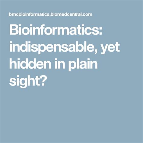 The Importance Of Bioinformatics In Life Science Research