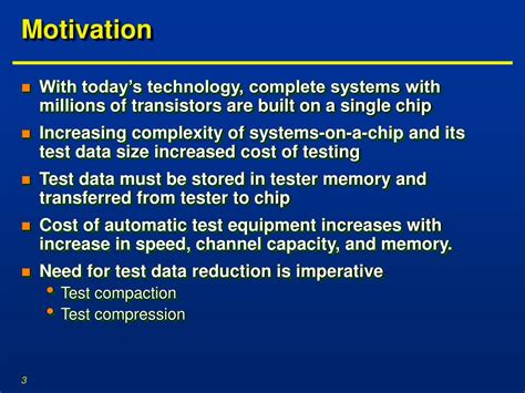 Ppt A Hybrid Test Compression Technique For Efficient Testing Of