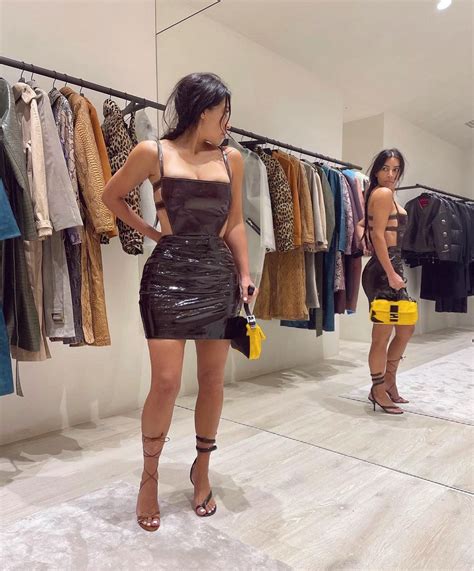Kim Kardashian Hot Look In Latex Minin Dress And Tiny Panties Photos The Fappening